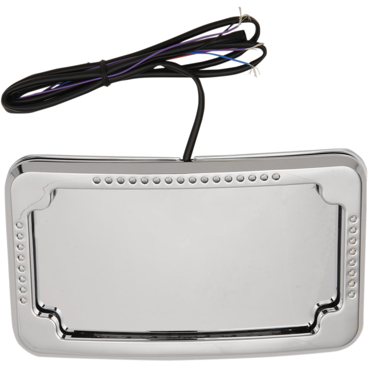 CYCLE VISIONS 2030-0941 CV-4640 Curved Slick Signals License Plate Fra ...