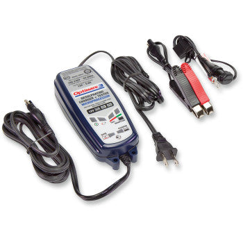 TECMATE 3807-0261 TM431 Optimate 3 Battery Charger / Maintainer – Black ...