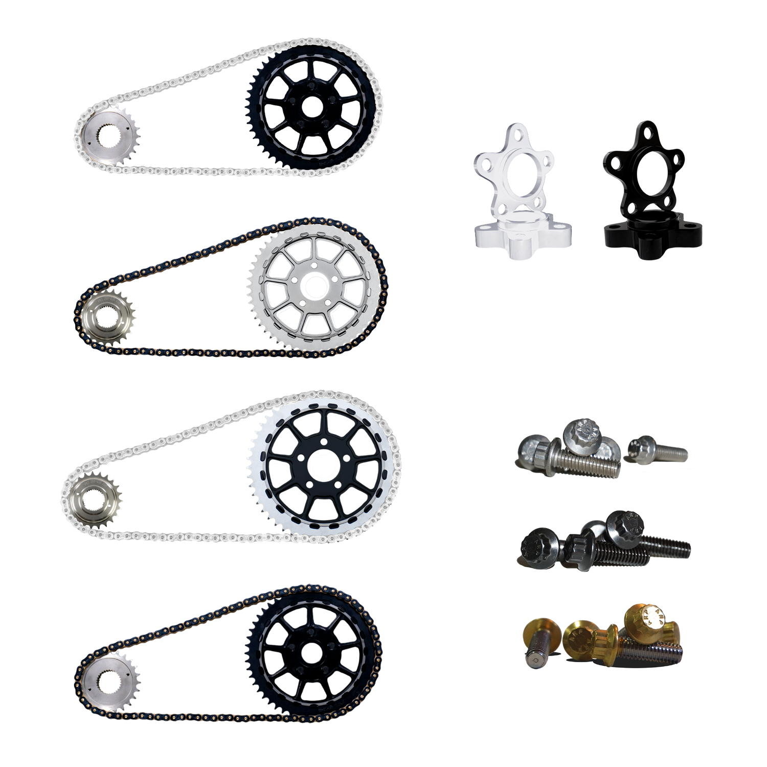 M8 Softail - Chain Conversion Kit – Black Label Performance